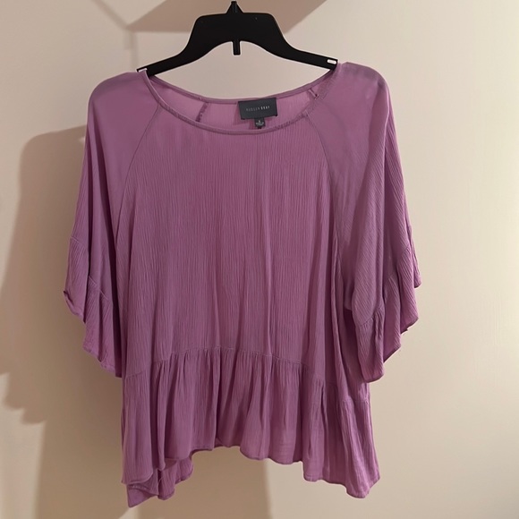Hudson Gray | Tops | Purple Flowing Top | Poshmark